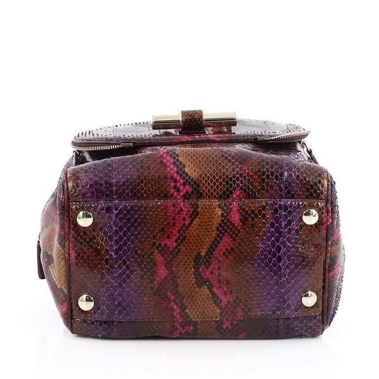 Jimmy Choo Justine Tote Python Small at 1stDibs