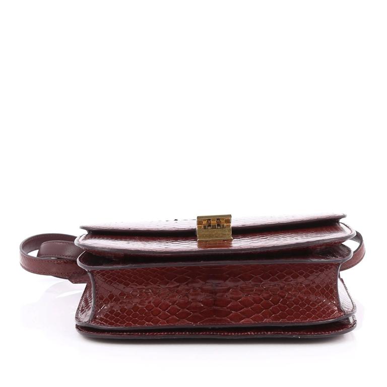 Celine Box Bag Python Medium at 1stDibs | celine python box bag, celine ...