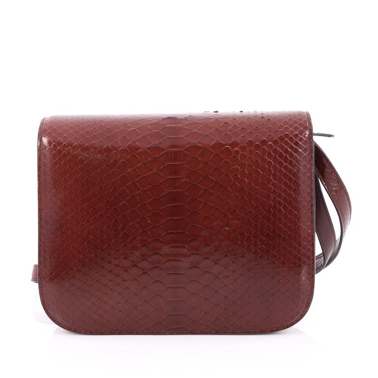 Celine Box Bag Python Medium at 1stDibs | celine python box bag, celine ...