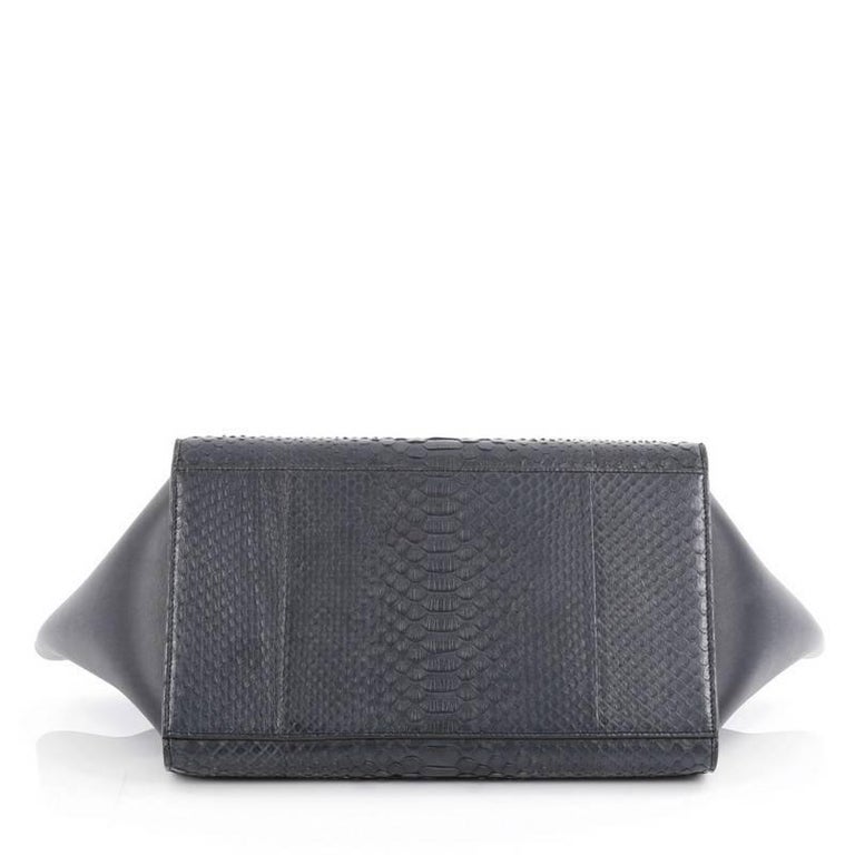 Celine Trapeze Handbag Python Medium at 1stDibs