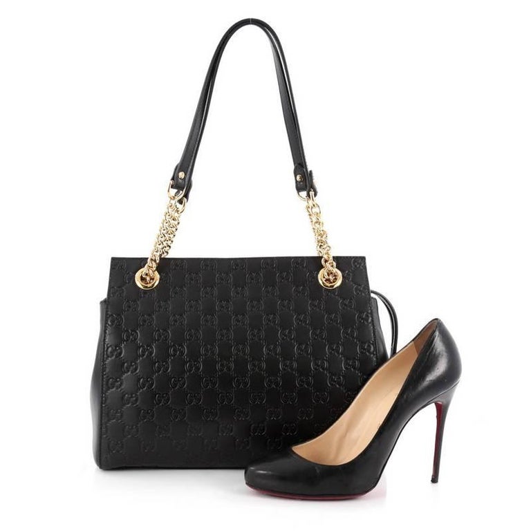 Gucci Soft Signature Shoulder Bag Guccissima Leather Medium at 1stDibs ...