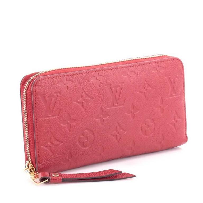Louis Vuitton Zippy Wallet Monogram Empreinte Leather at 1stdibs