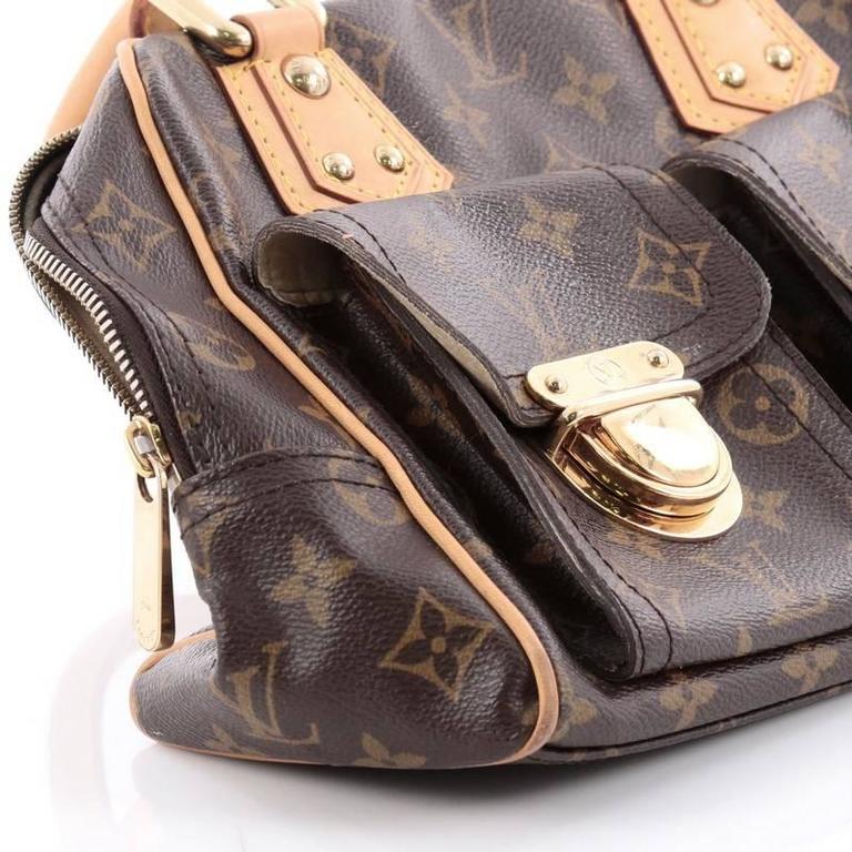 Louis Vuitton Manhattan Handbag Monogram Canvas PM at 1stdibs