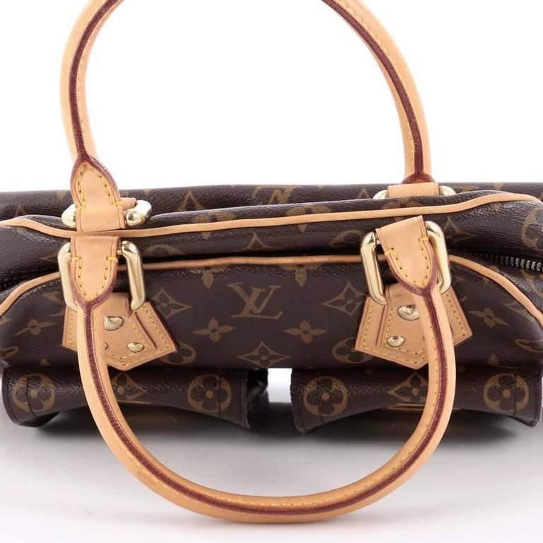 Louis Vuitton Manhattan Handbag Monogram Canvas PM at 1stdibs