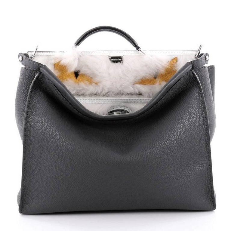 Fendi Peekaboo Monster Handbag Mixed Media Large at 1stDibs