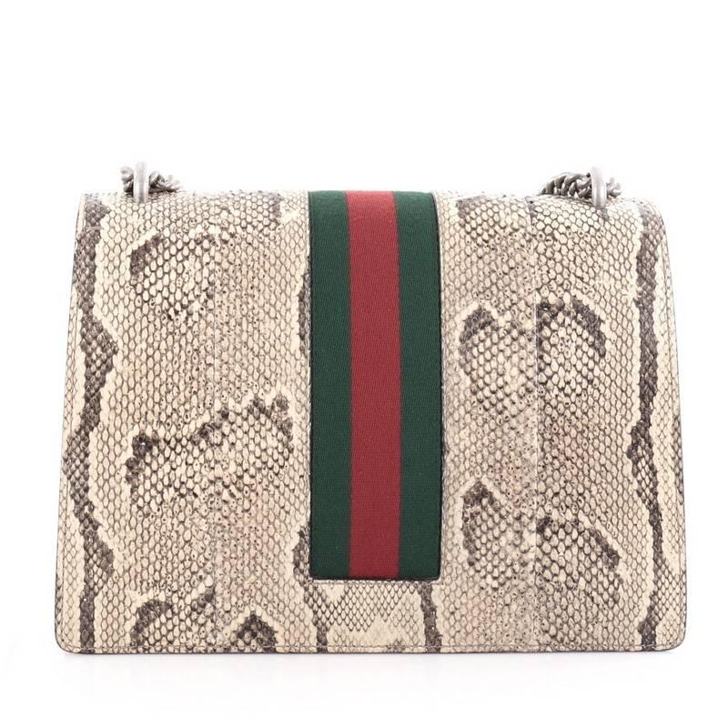 Gucci Web Dionysus Handbag Python Medium at 1stDibs | gucci python dionysus, gucci dionysus python