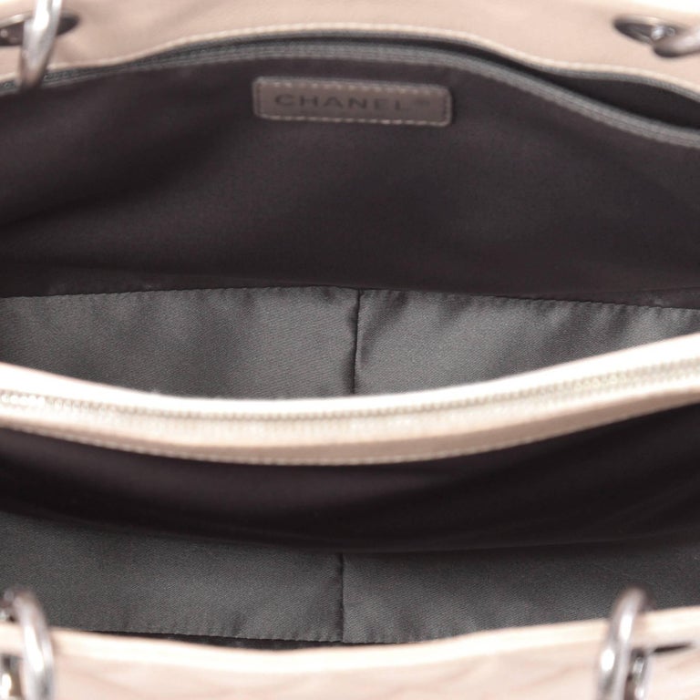 Chanel Grand Shopping Tote Quilted Caviar at 1stdibs