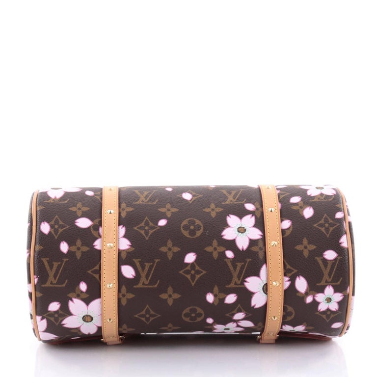 Louis Vuitton Papillon Handbag Limited Edition Cherry Blossom at 1stDibs