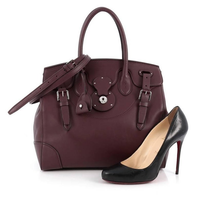 Ralph Lauren Collection Soft Ricky Handbag Leather 33 at 1stDibs