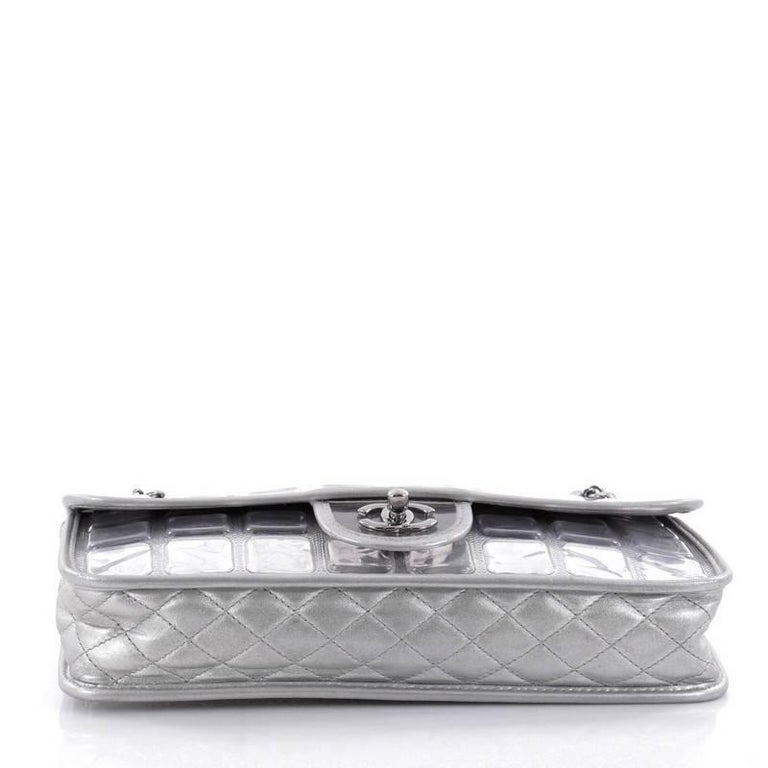Chanel Ice Cube Flap Bag Quilted Vinyl at 1stDibs