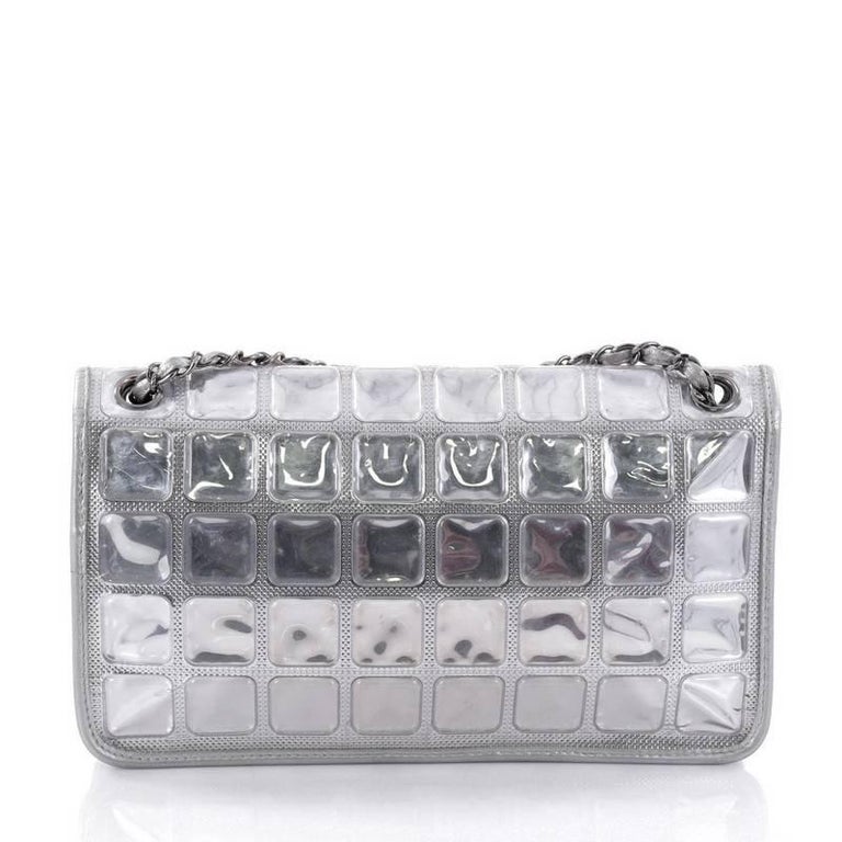 Chanel Ice Cube Flap Bag Quilted Vinyl at 1stDibs