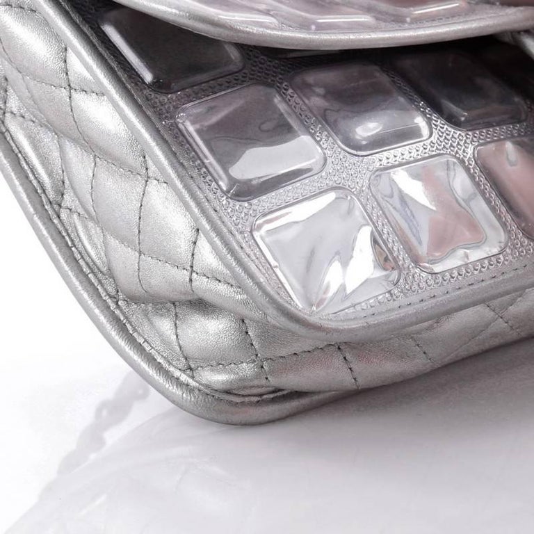 Chanel Ice Cube Flap Bag Quilted Vinyl at 1stDibs
