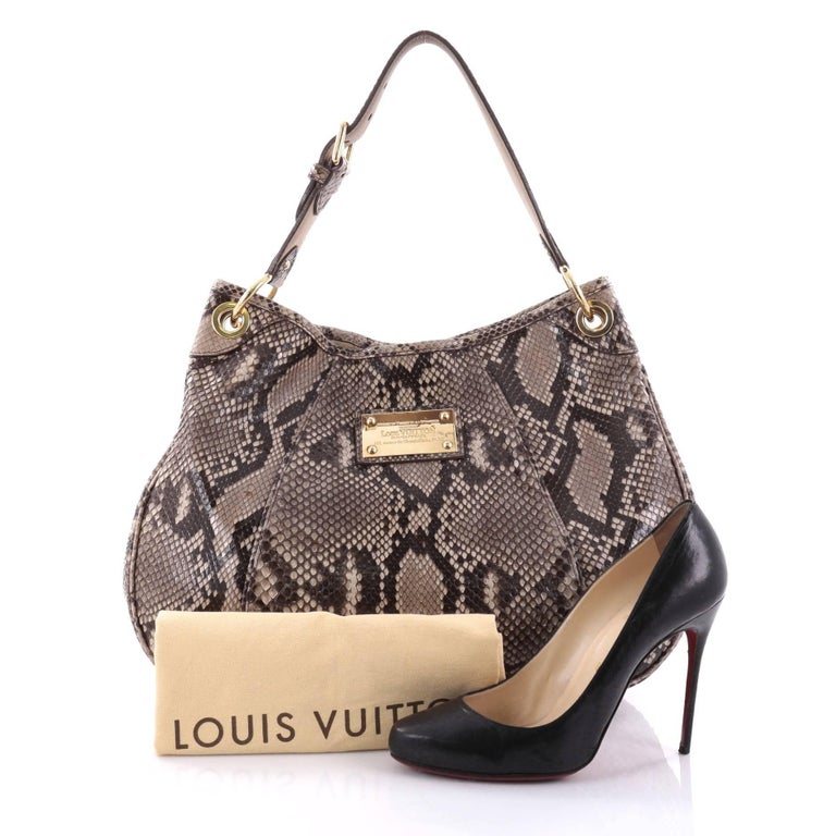 Louis Vuitton Galliera Handbag Smeralda Python PM at 1stDibs