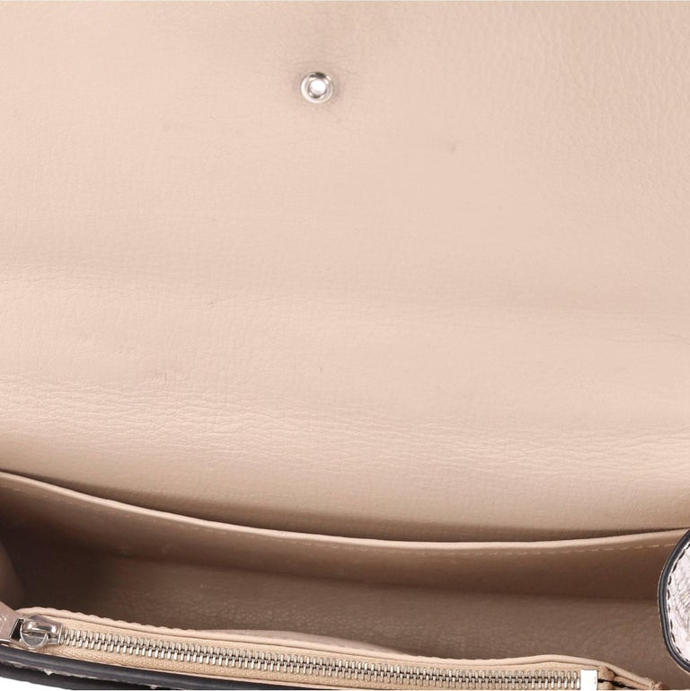 Louis Vuitton Chain Louise Clutch Python GM at 1stDibs | louis vuitton snake purse, louis ...