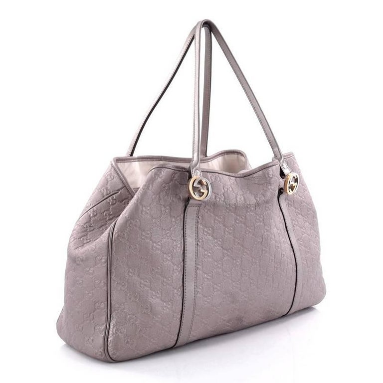 Gucci Twins Tote Guccissima Leather Large at 1stDibs