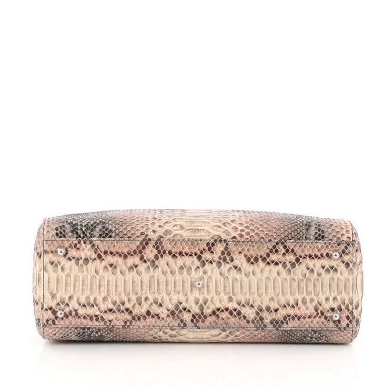 Christian Dior Lady Dior Handbag Python Large at 1stDibs