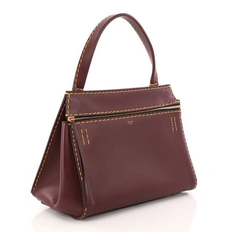 Celine Edge Bag Leather Small at 1stDibs