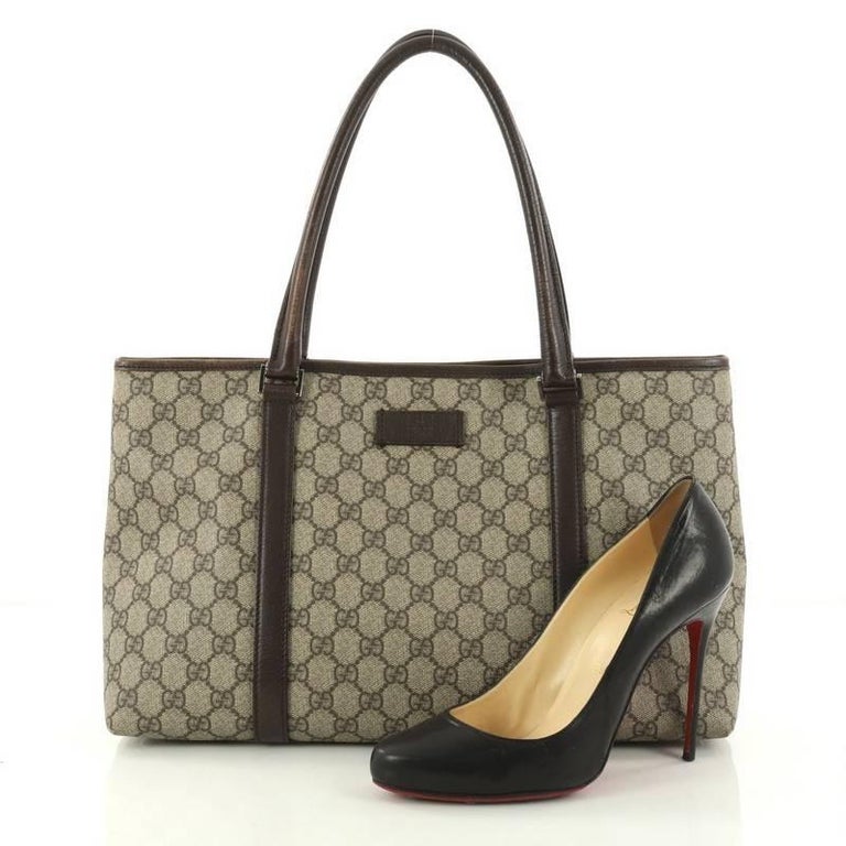 Gucci Joy Tote GG Coated Canvas Medium at 1stDibs