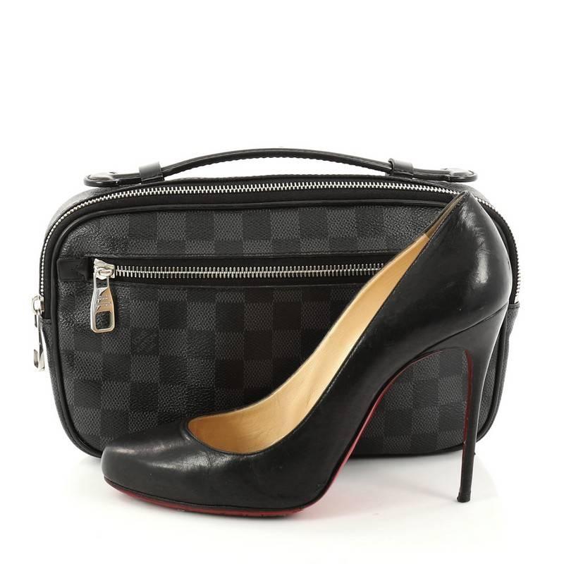 Louis Vuitton Ambler Bag Damier Graphite at 1stDibs | lv ambler bag, lv ambler
