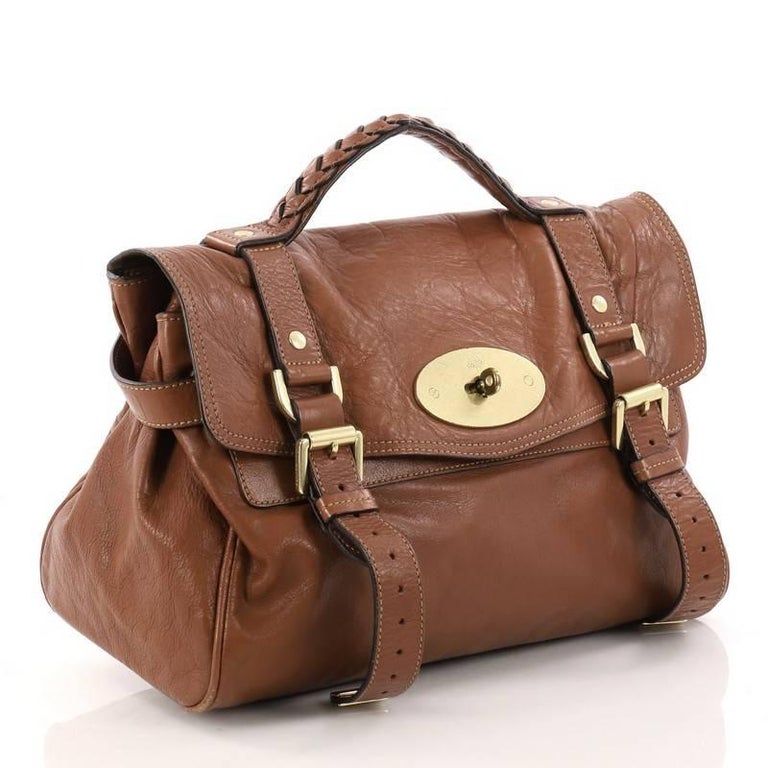 Mulberry Alexa Satchel Polished Buffalo Medium at 1stDibs | mulberry ...