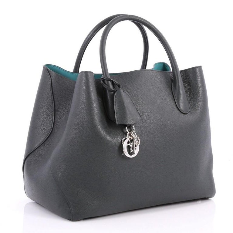 Christian Dior Open Bar Bag Leather Large at 1stDibs