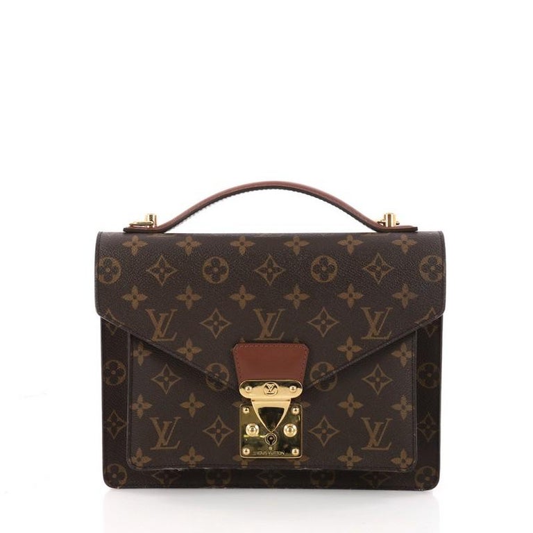 Louis Vuitton Monceau Handbag Monogram Canvas at 1stDibs