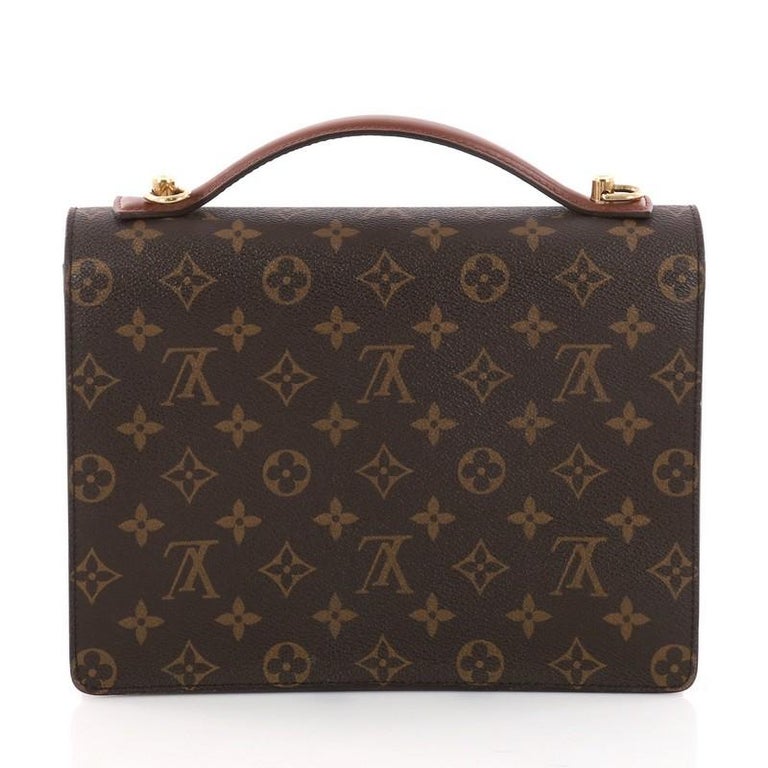 Louis Vuitton Monceau Handbag Monogram Canvas at 1stDibs
