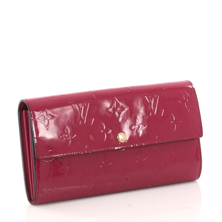 Louis Vuitton Sarah Wallet Monogram Vernis at 1stDibs