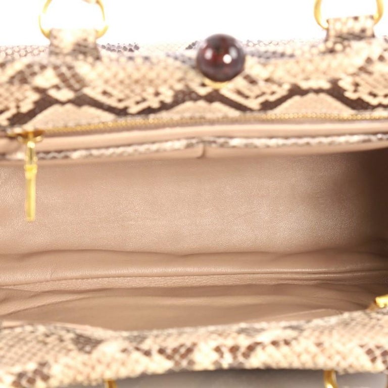 Prada Doctor Frame Bag Python Medium at 1stDibs
