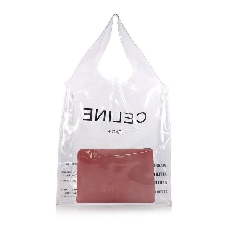 Celine Shopping Tote PVC at 1stDibs | celine pvc, celine pvc bag, celine shopping bag