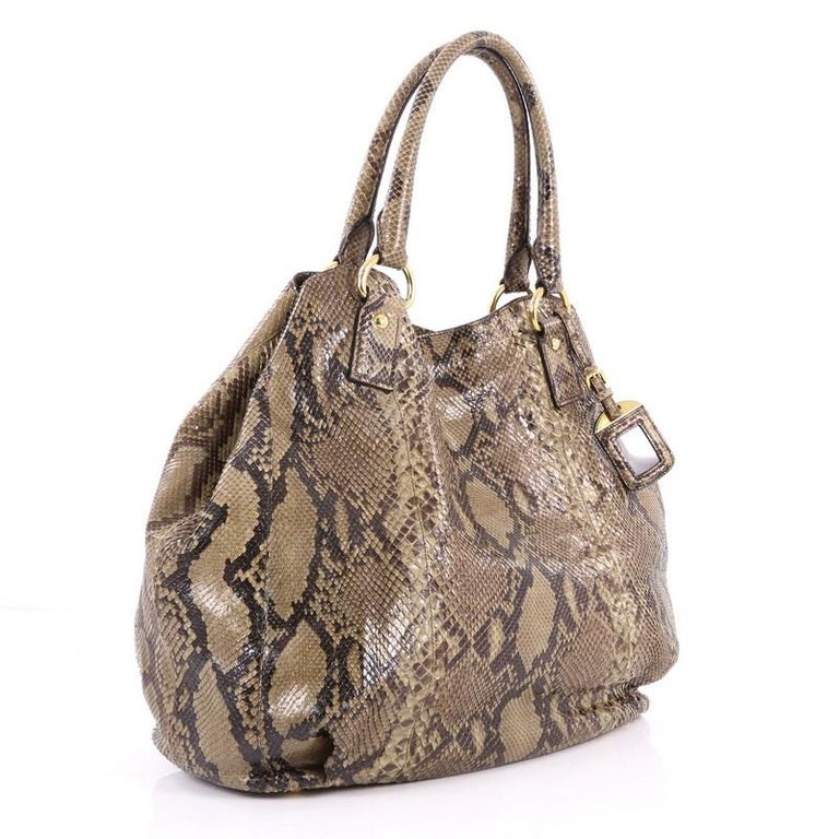Prada Shoulder Bag Python XL at 1stDibs