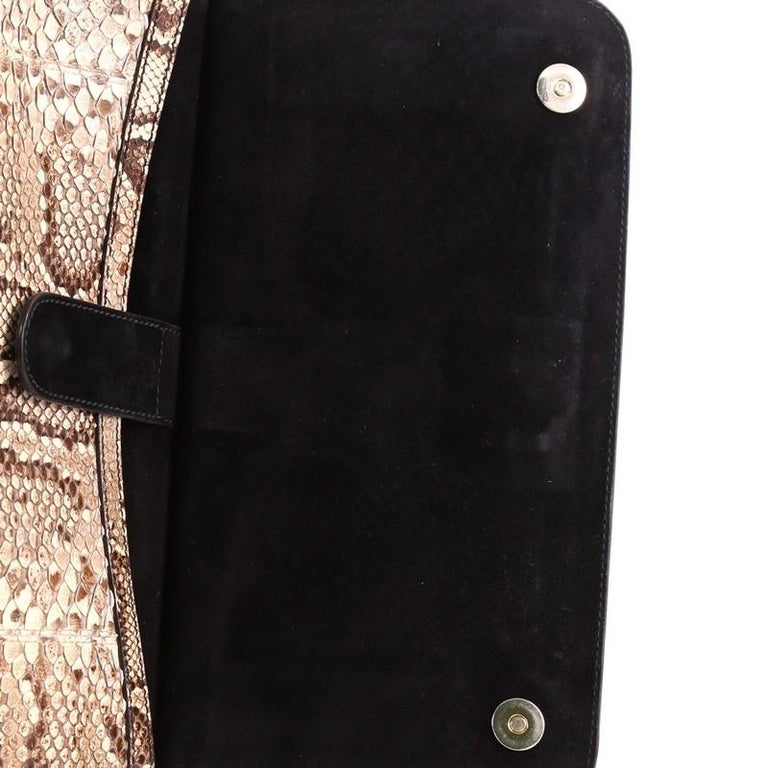 Dolce and Gabbana Large Miss Sicily Python Handbag at 1stDibs | dolce ...