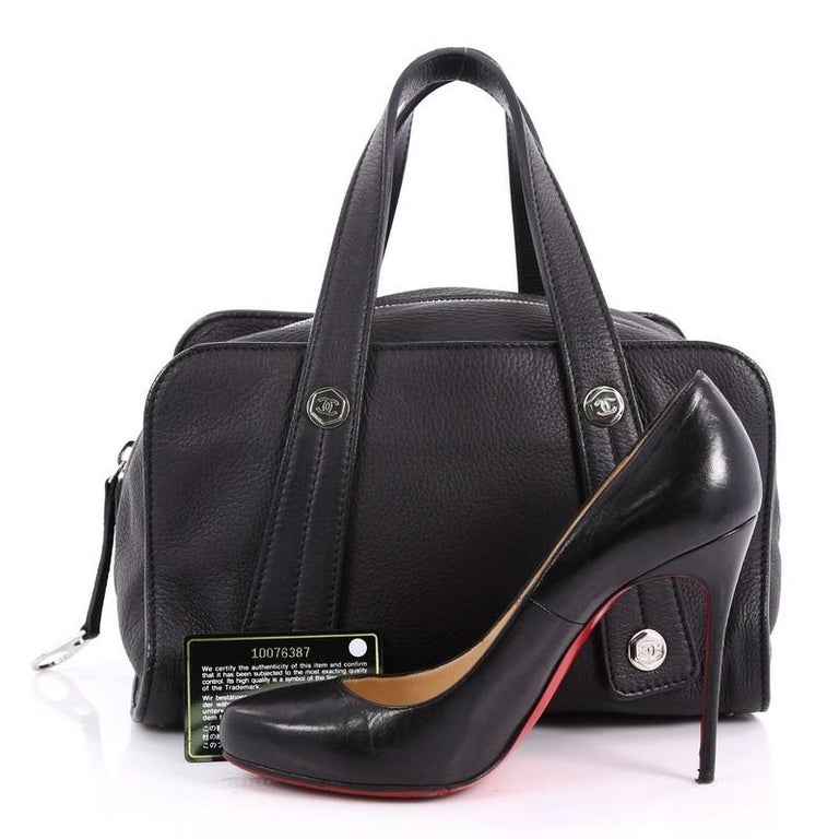 Chanel Bolt Bowler Bag Leather Medium at 1stDibs