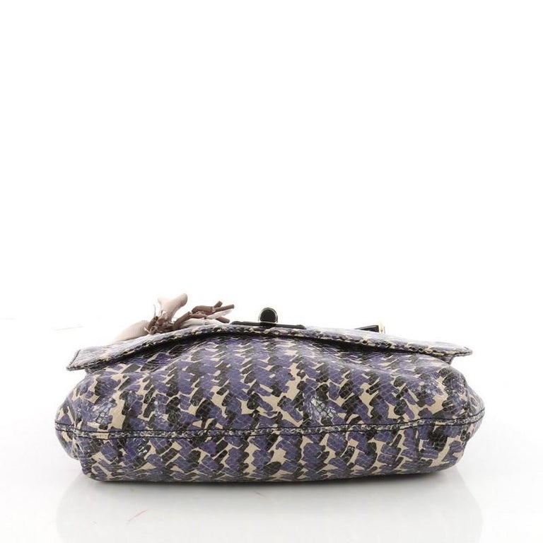Lanvin Happy Shoulder Bag Python Medium at 1stDibs