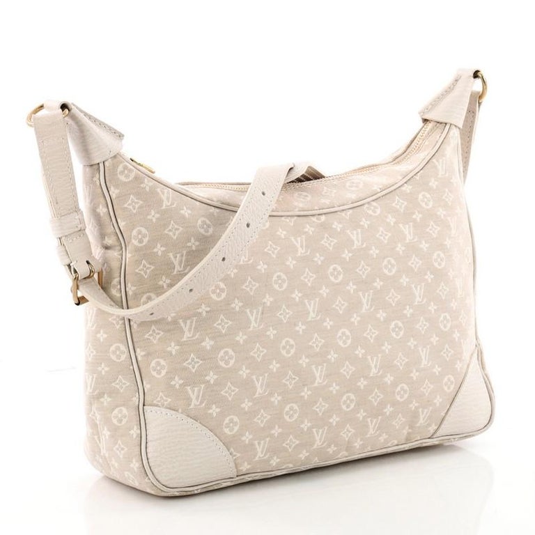 Louis Vuitton Boulogne Handbag Mini Lin at 1stDibs