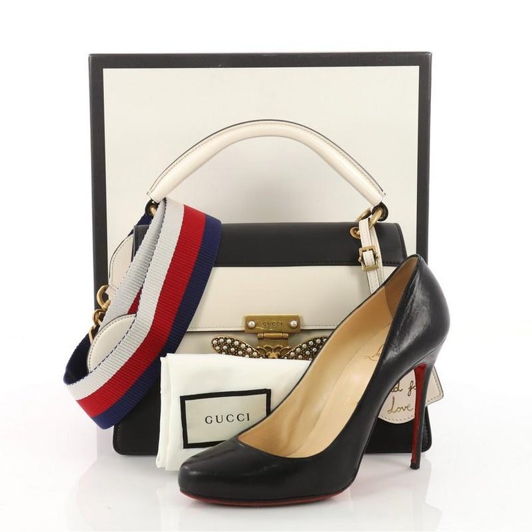 Gucci Queen Margaret Top Handle Bag Colorblock Leather Small at 1stDibs ...