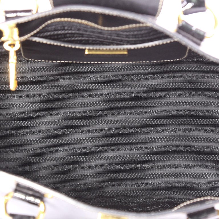 Prada Turn Lock Tote Vernice Saffiano Leather Medium at 1stDibs