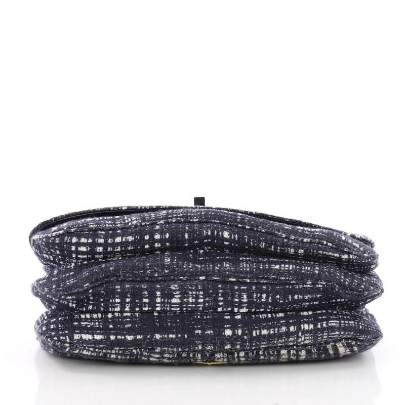 Prada Tela Flap Bag Tweed Medium at 1stDibs | prada tweed bag, tela bag ...