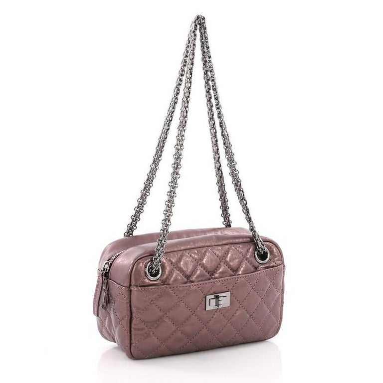 Chanel Reissue Camera Bag Quilted Aged Calfskin Small at 1stDibs