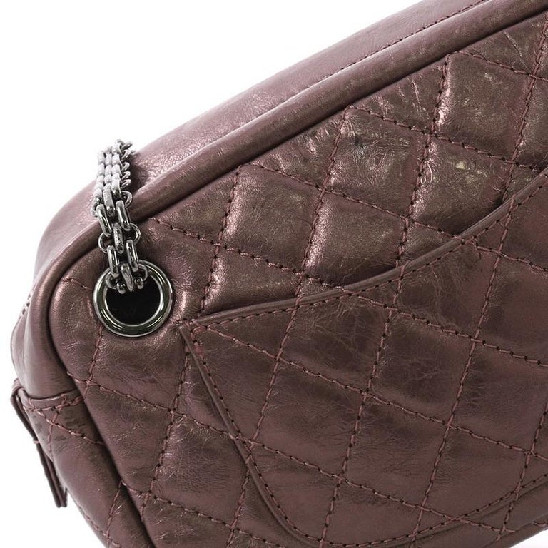 Chanel Reissue Camera Bag Quilted Aged Calfskin Small at 1stDibs