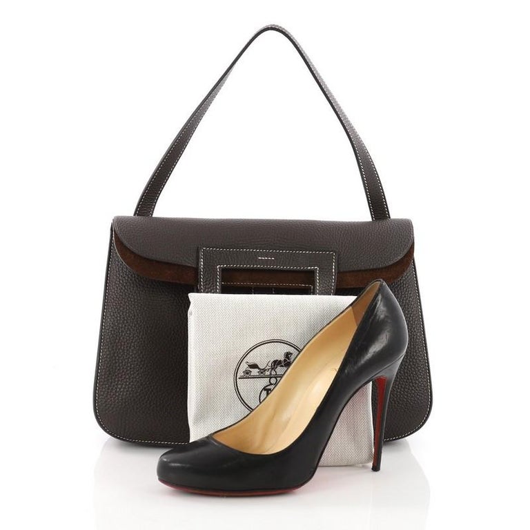 Hermes Halzan Handbag Togo 31 at 1stDibs | hermes halzan 31, halzan 31 ...