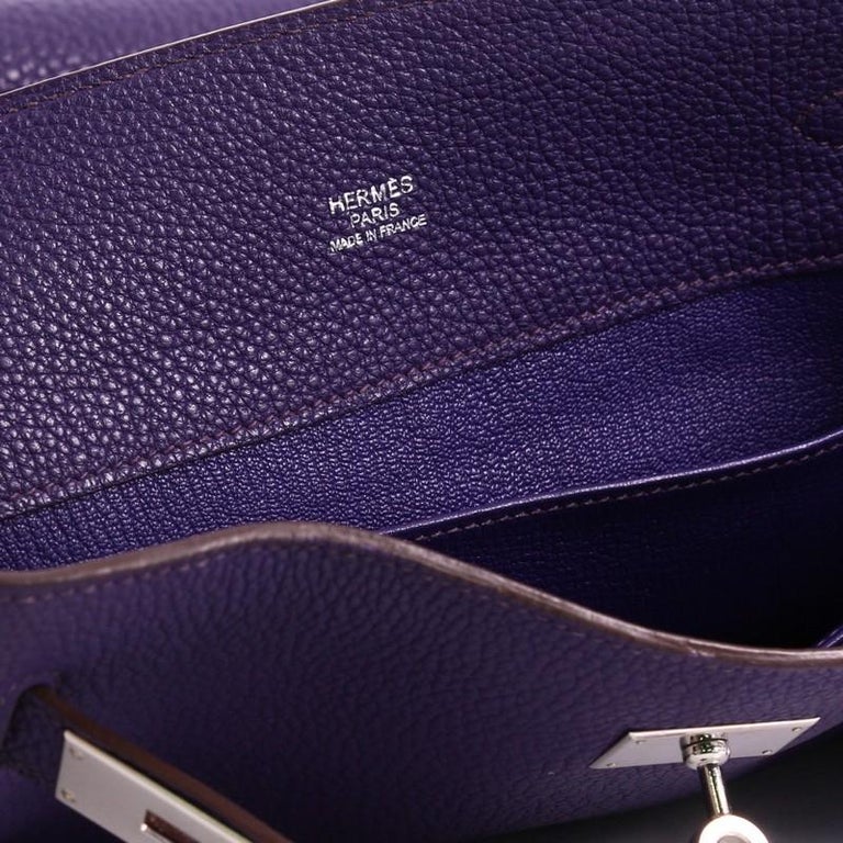 Hermes So Kelly Handbag Togo 26 at 1stDibs