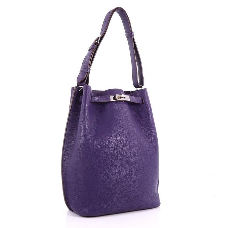 Hermes So Kelly Handbag Togo 26 at 1stDibs