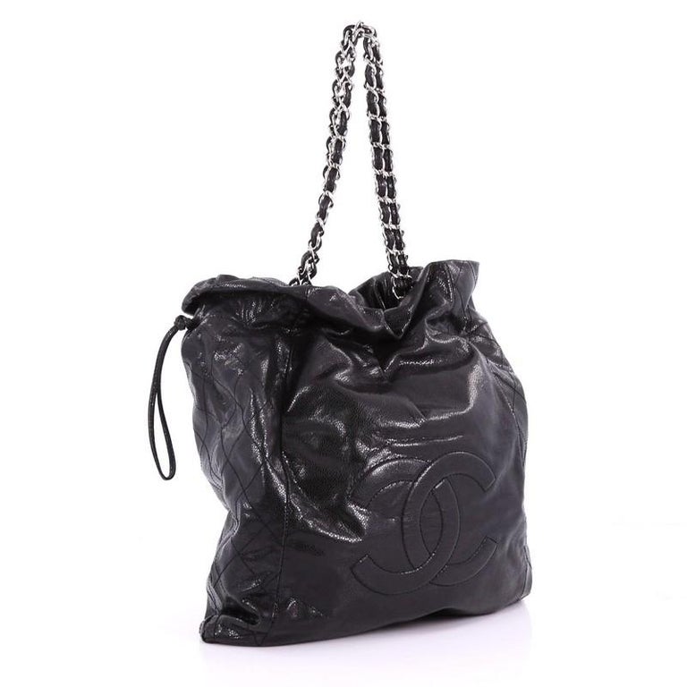 Chanel Caviar 31 Drawstring Tote Caviar Large at 1stDibs