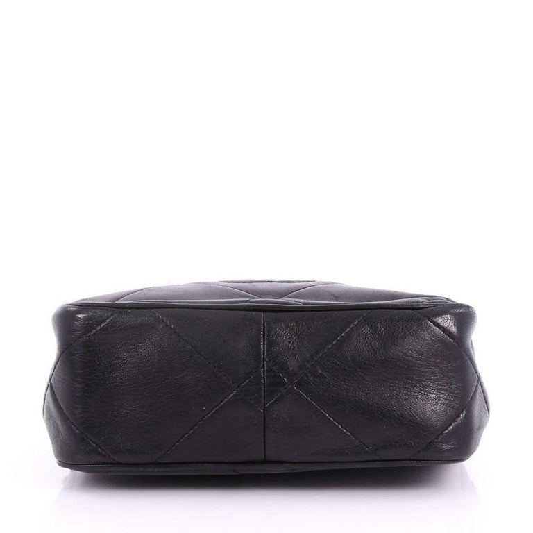 Chanel Vintage Diamond CC Camera Bag Quilted Leather Small at 1stDibs