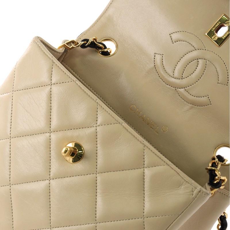 Chanel Vintage Envelope Flap Bag Quilted Lambskin Small at 1stDibs ...