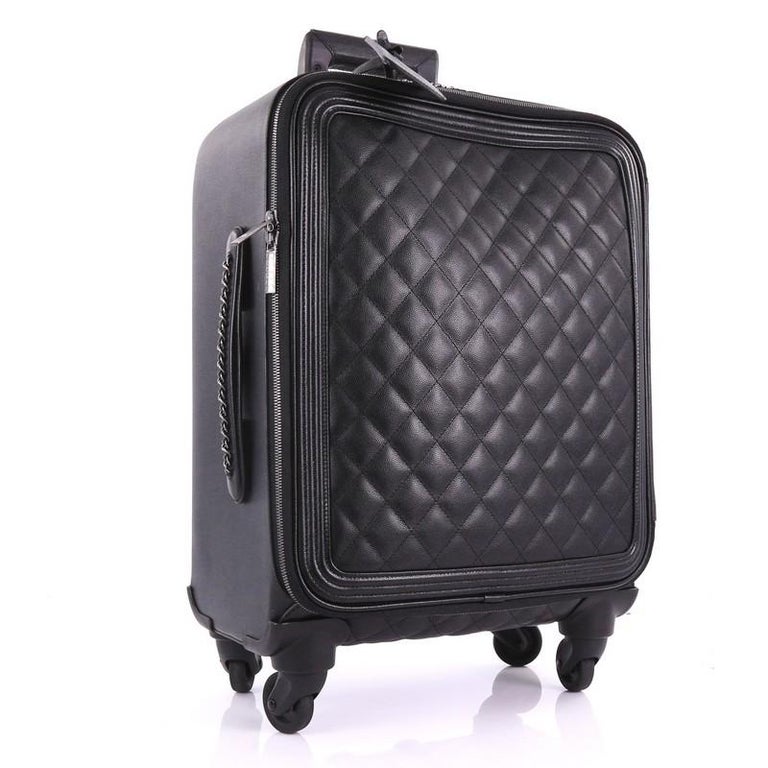Chanel Coco Case Rolling Trolley Quilted Caviar at 1stDibs | chanel ...