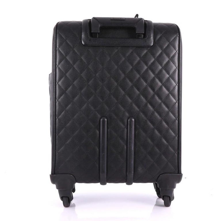 Chanel Coco Case Rolling Trolley Quilted Caviar at 1stDibs | chanel ...