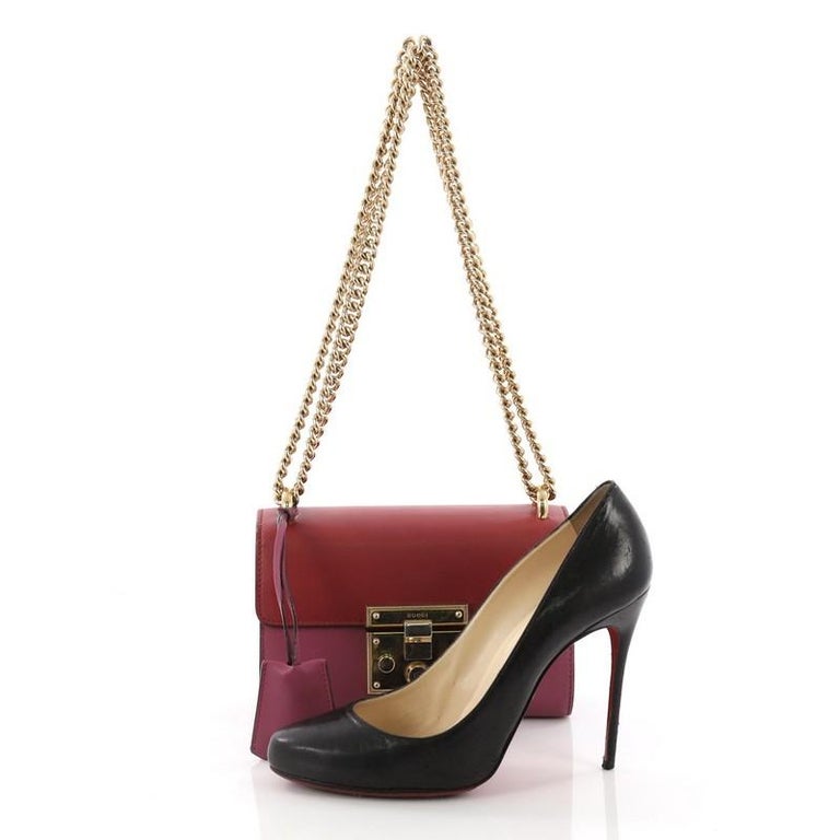 Gucci Padlock Shoulder Bag Leather Small at 1stDibs