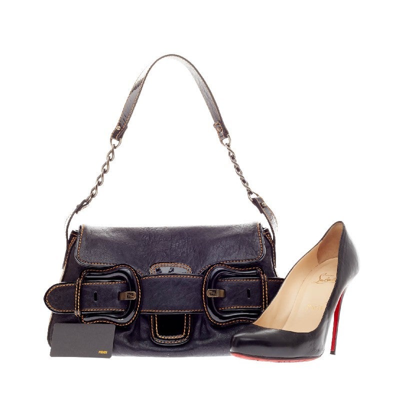 Fendi B. Shoulder Bag Leather at 1stDibs